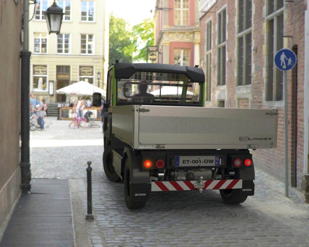 ET-LANDER: Mini camionnette électrique utilitaire tout terrain ETESIA