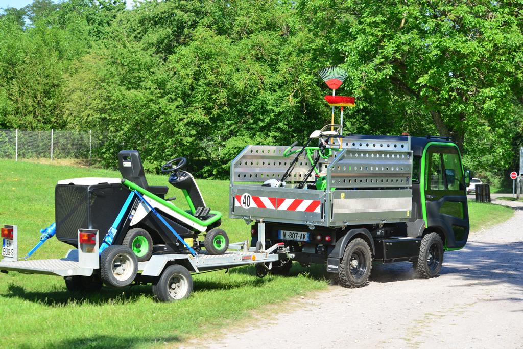 ET-LANDER: Mini camionnette électrique utilitaire tout terrain ETESIA